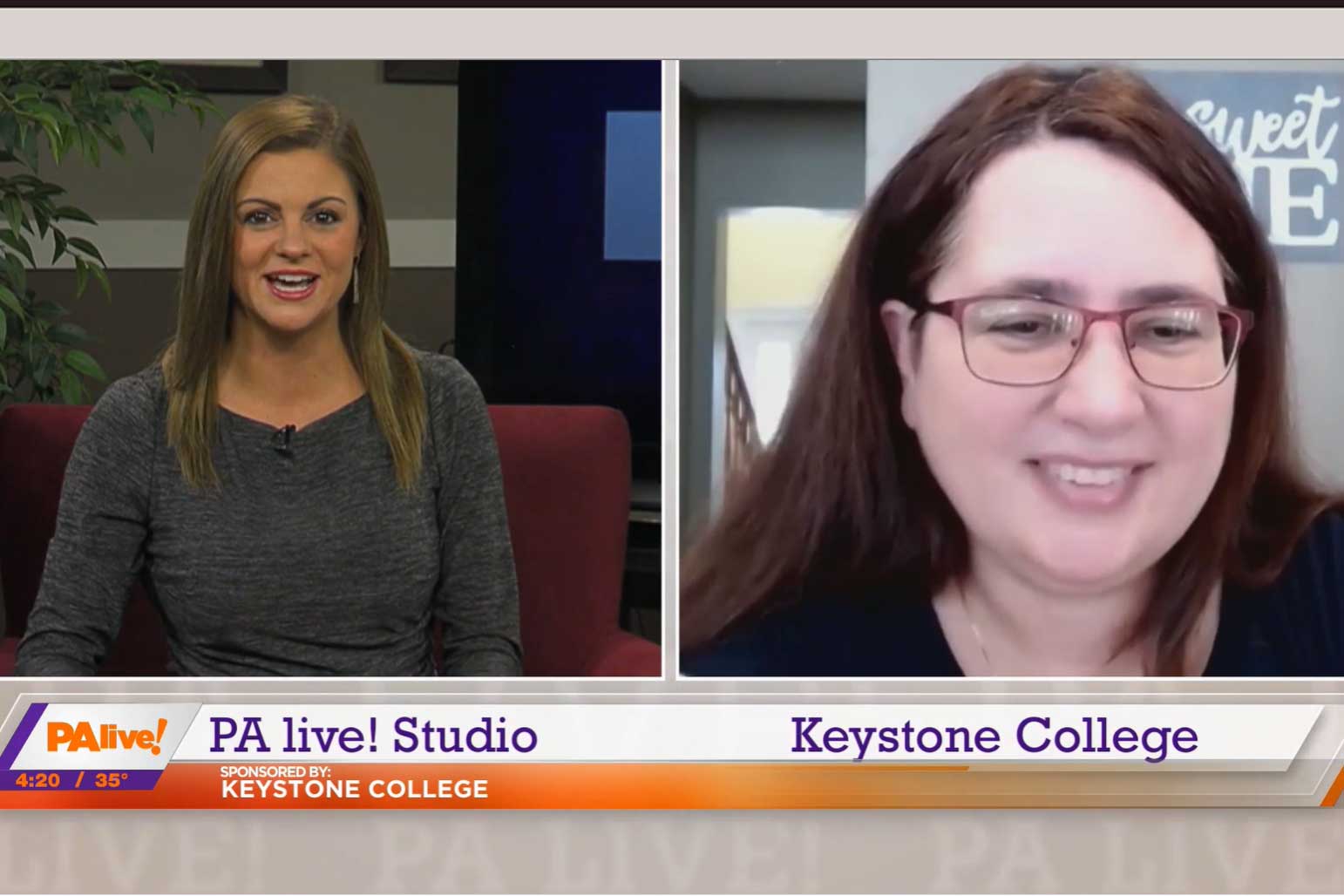 PA live! segment featuring Dr. Vicki Stanavitch - Keystone College