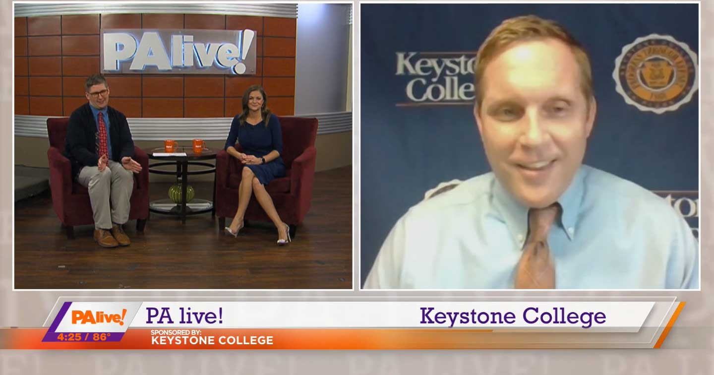 PA live! segment featuring Jeff Brauer - Keystone College