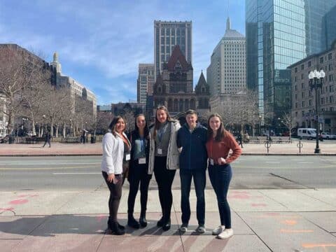 Keystone College students present research in Boston - Keystone College