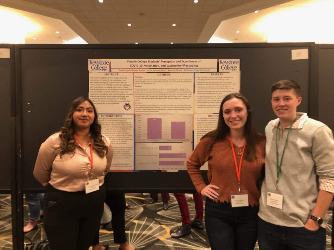 Keystone College students present research in Boston - Keystone College
