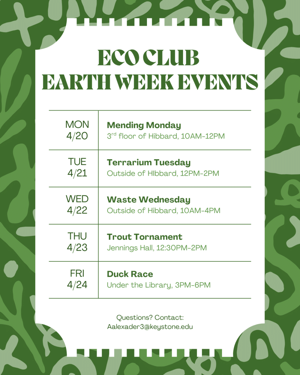 Keystone College to celebrate Earth Week - Keystone College